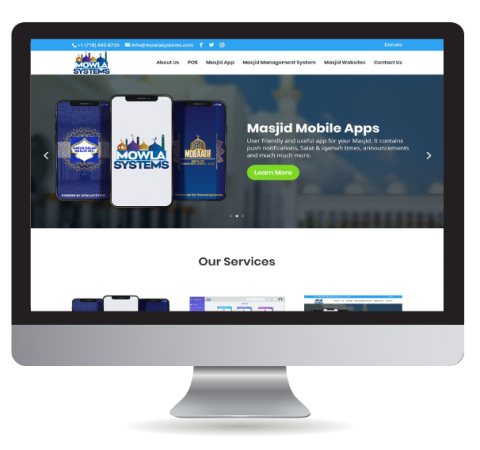 Masjid Websites - MowlaSystems